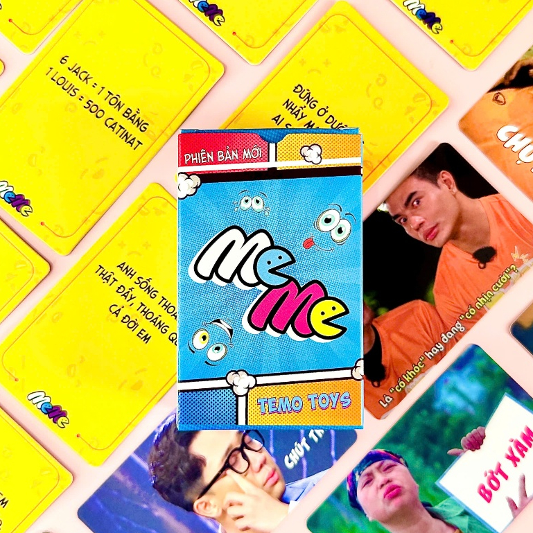 Bộ bài Meme idol hottrend boardgame mêm hài hước chơi nhóm cùng bạn bè ...