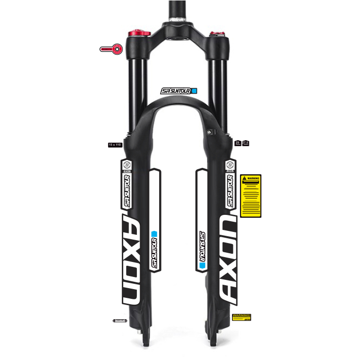 tem decal dán phuộc xe đạp địa hình suntour axon 32 | cheetahdecals.com ...