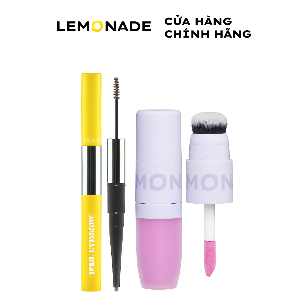 Combo Lemonade Má kem Perfect Couple Blush 8.5g & Chì kẻ mày Dual ...