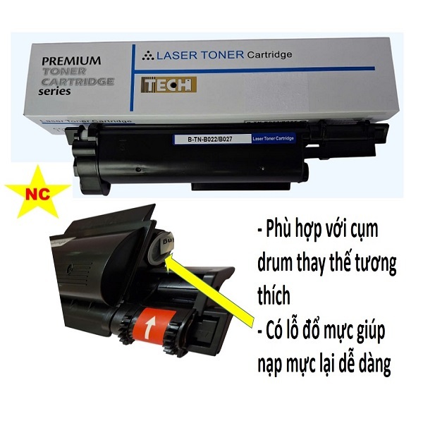 Hộp mực Brother DCP B7535dw, HL B2000d, B2080dw, B7715dw cho máy in có ...