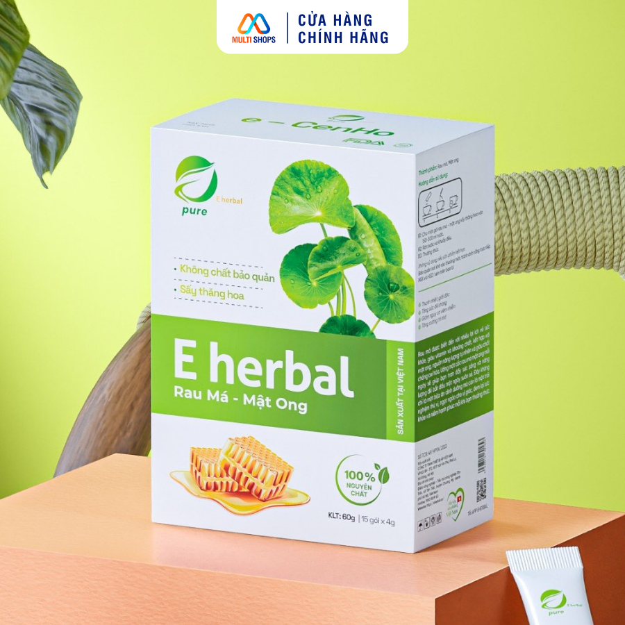 Eherbal - Bột Rau Má, Mật Ong Sấy Thăng Hoa - Tăng cường hệ miễn dịch ...