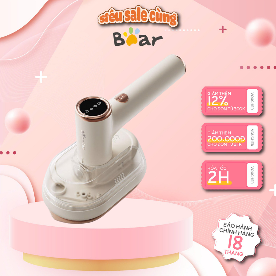 Bàn ủi hơi nước cầm tay Bear GTJ-A12Z2, Bàn là khô/hơi nước quần áo ...