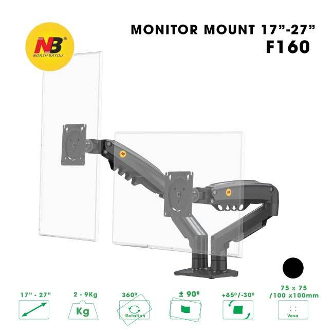 Giá Treo / ARM màn hình NB-F160 Màu Đen Xám (Hàng Chính Hãng) | Shopee ...