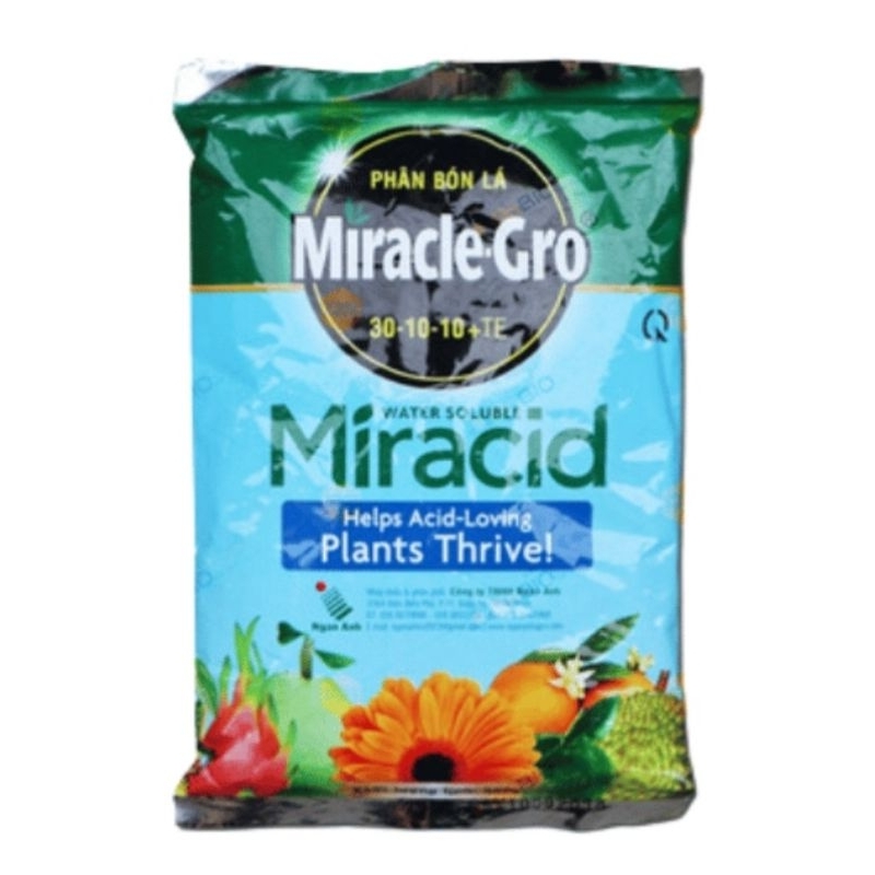 Phân bón lá NPK Miracle-gro 30-10-10 (Túi 500g), nhập khẩu Hà Lan, tan ...