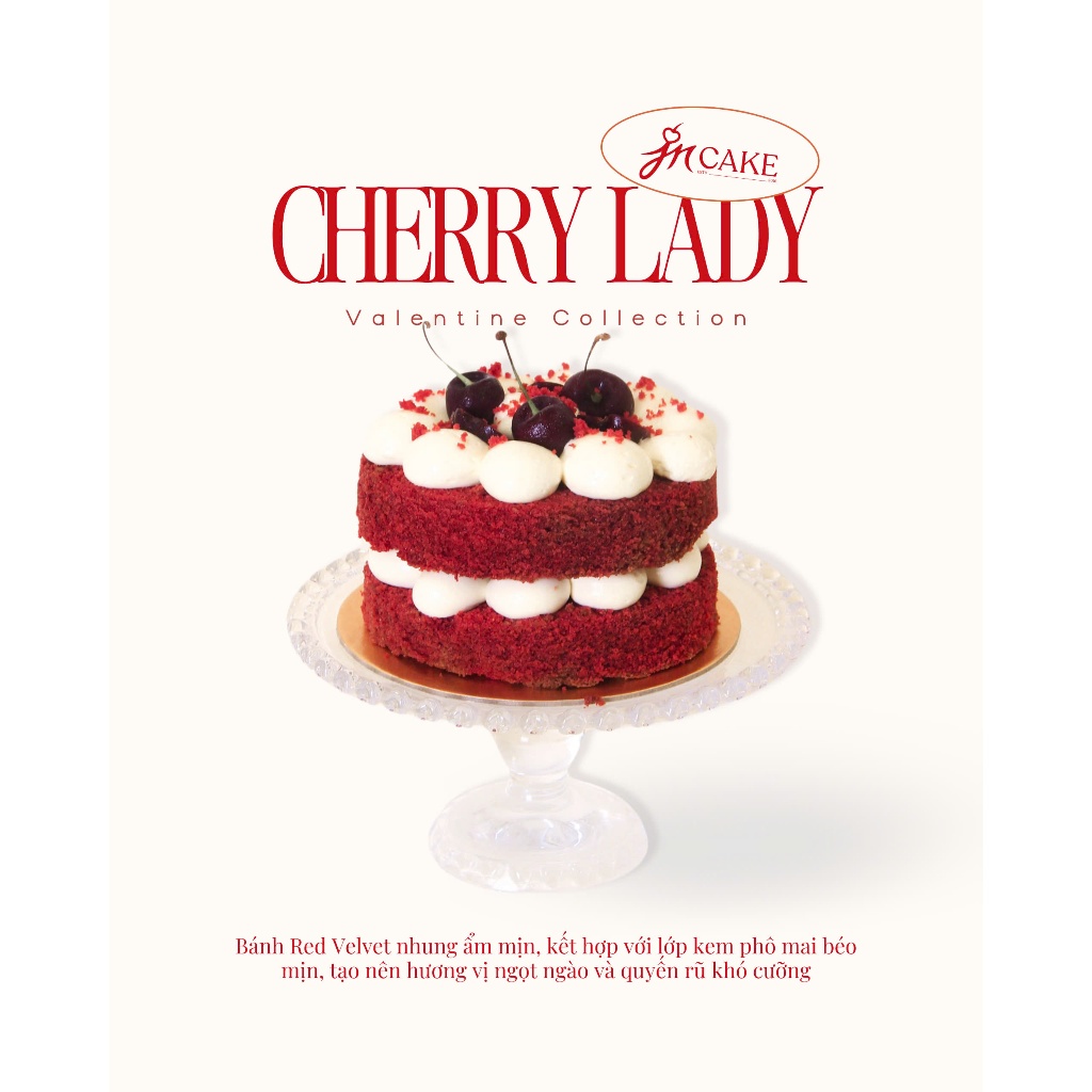 CHERRY LADY - Redvelvet Cheese Cake | Shopee Việt Nam