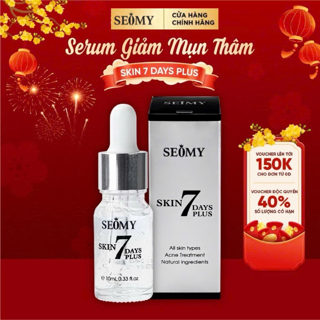 Serum giảm mụn thâm Seimy - Skin 7 Days Plus - 10ml | Shopee Việt Nam