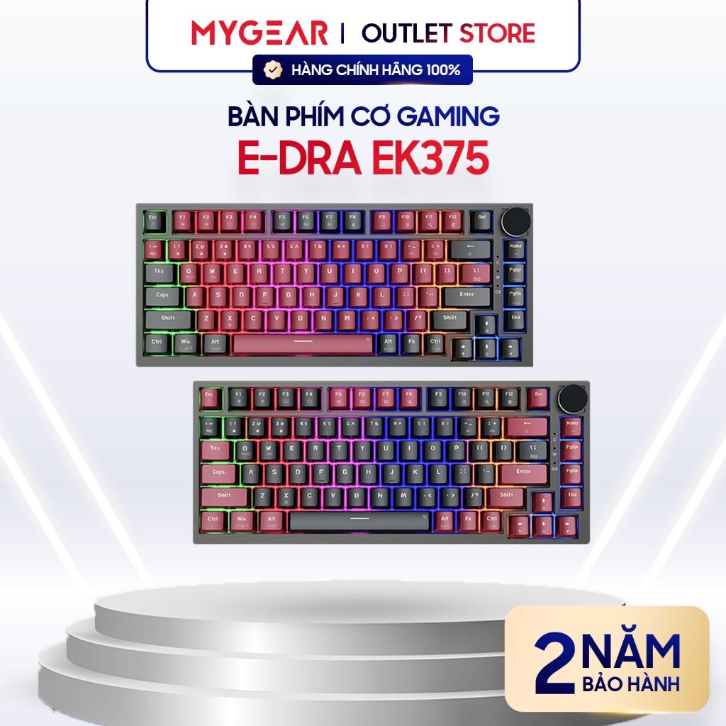 Bàn Phím Cơ Gaming E-Dra EK375 Alpha / Beta - New chính hãng | Shopee ...
