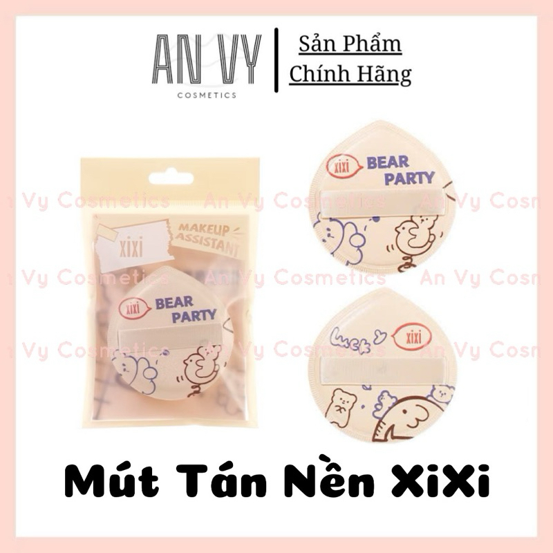 Bông mút tán nền trang điểm Xixi Fluffy Air Cushion Powder Puff Makeup ...