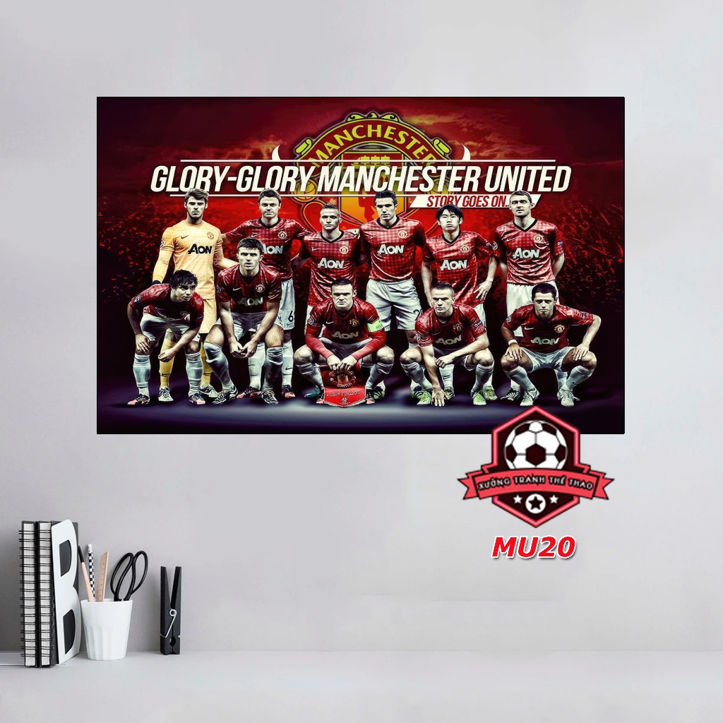 (POSTER Khổ Lớn 60x90) CLB Manchester United FC decal, poster bóng đá ...