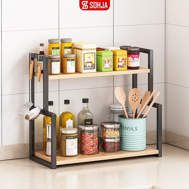 Kệ Gia Vị Để Bàn Nora Cho Phòng Bếp Gọn Gàng - GM04 | Shopee Việt Nam