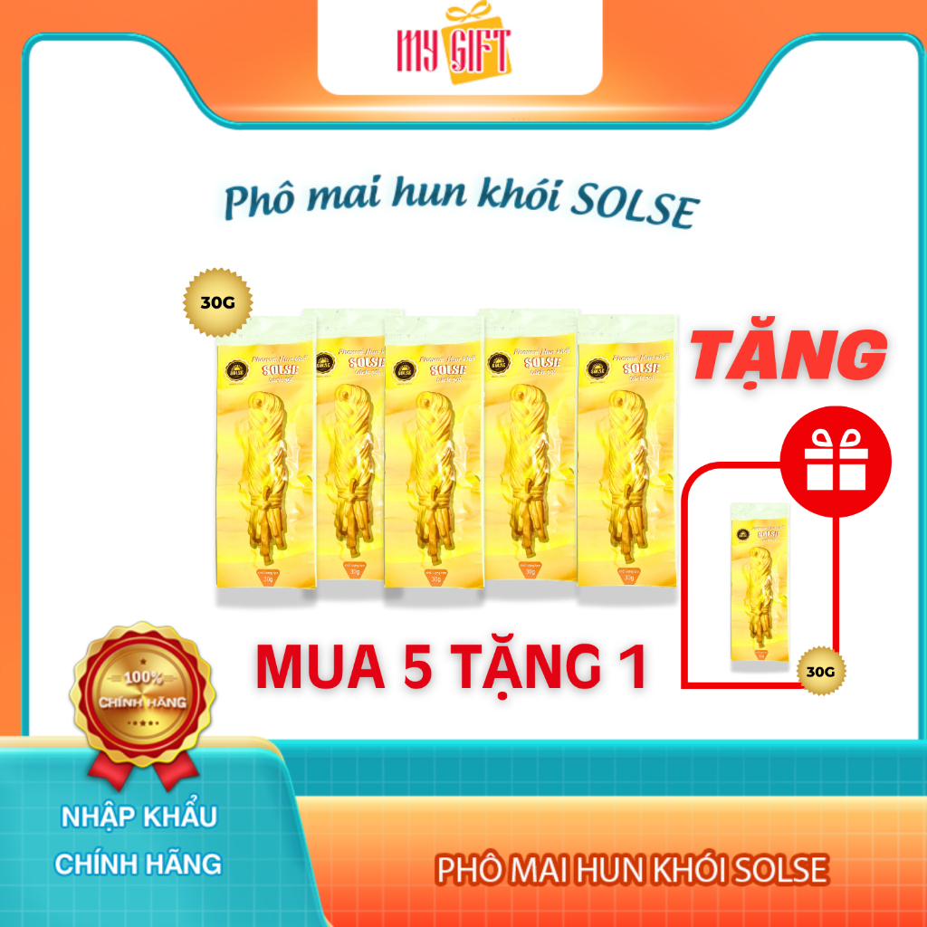 Phô mai hun khói Solse - Phomai dây xé sợi ăn vặt chính hãng Nga, ăn ...