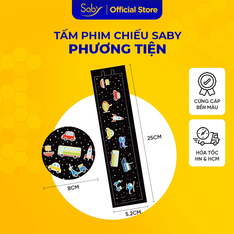 Tấm phim chiếu Saby hình phương tiện giao thông,phim chiếu đèn chiếu sao Saby Dreamz,Saby ...
