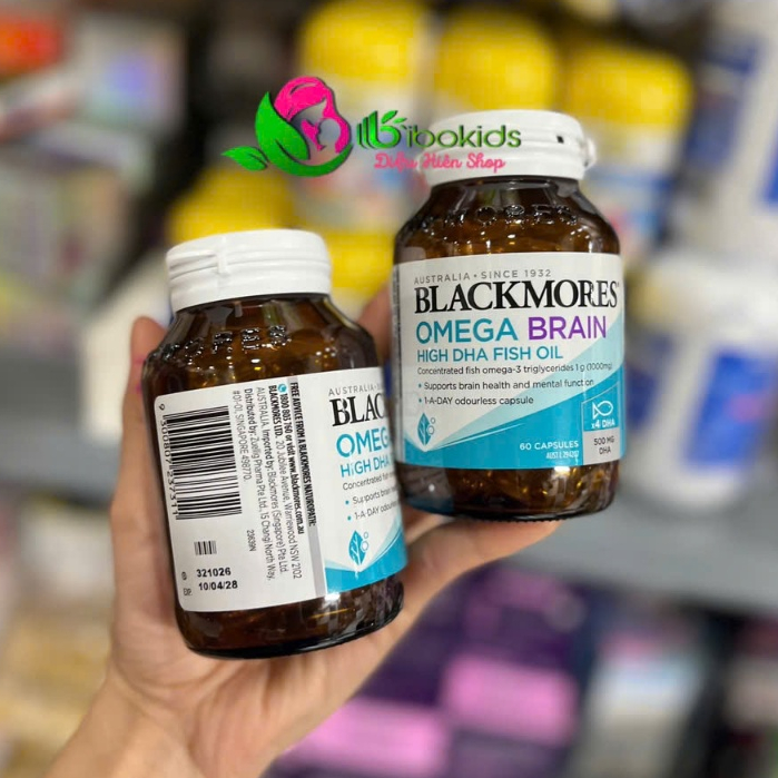Dầu cá bổ não Omega Brain Blackmores hàm lượng DHA cao gấp 4 lần 60 ...