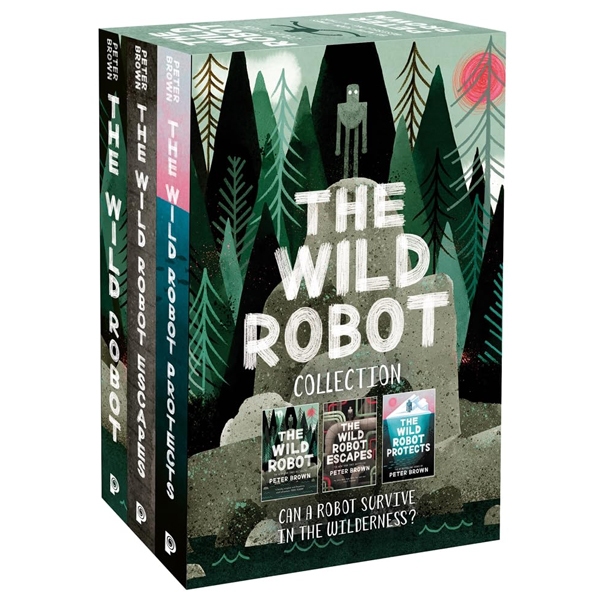 Bộ truyện The Wild Robot Boxset (Trầy box đựng bên ngoài nhẹ nên sale ...