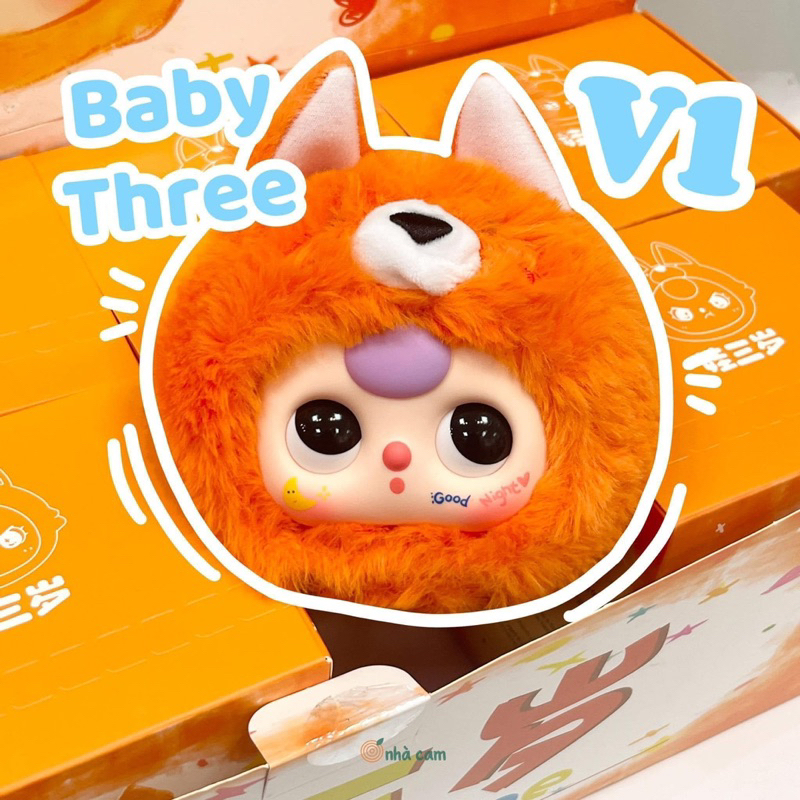 [CHÍNH HÃNG, SẴN HÀNG] Hộp Blindbox BABY THREE V1, PHIÊN BẢN ĐỘNG VẬT ...