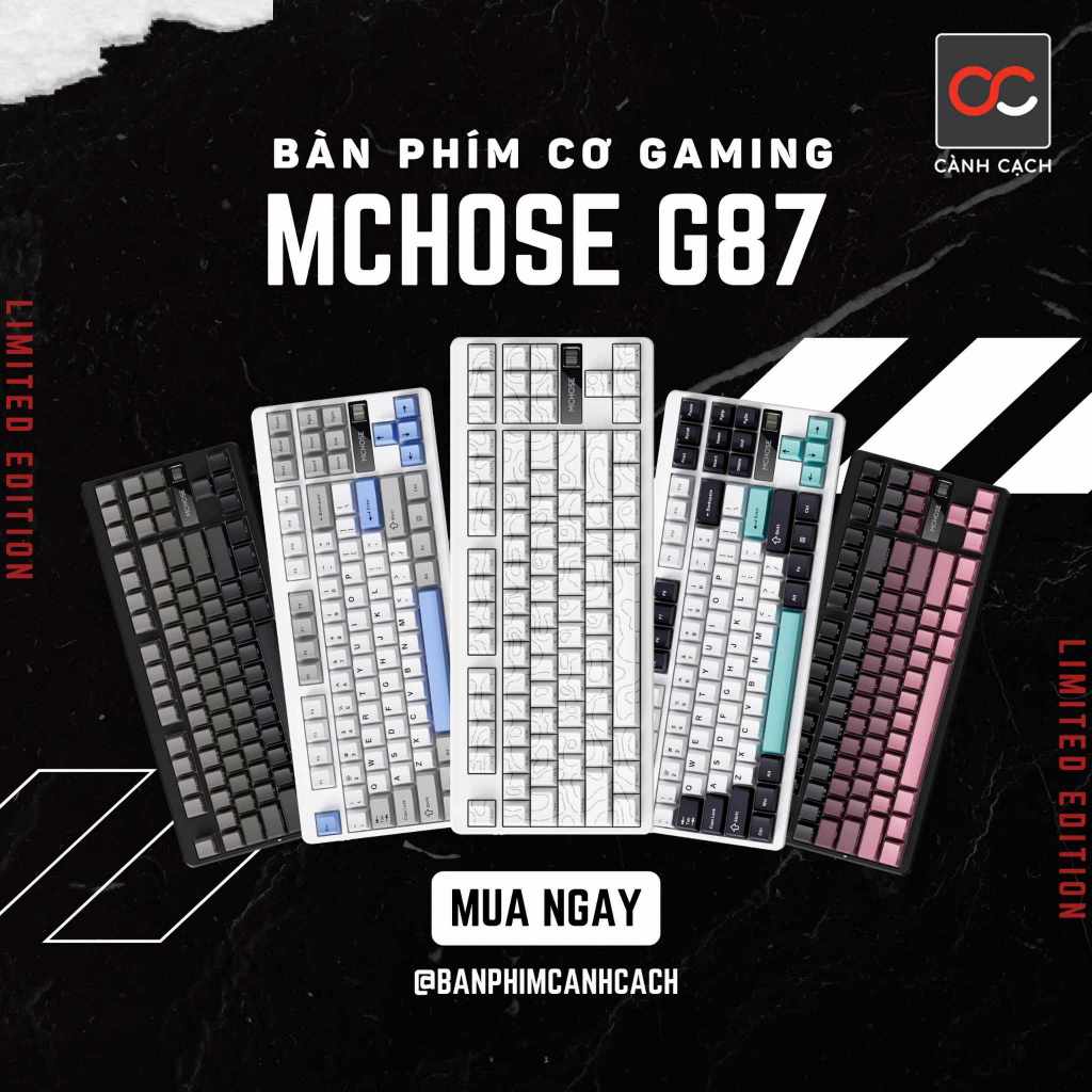 Bàn Phím Cơ Gaming Không Dây Mchose G87 | Shopee Việt Nam