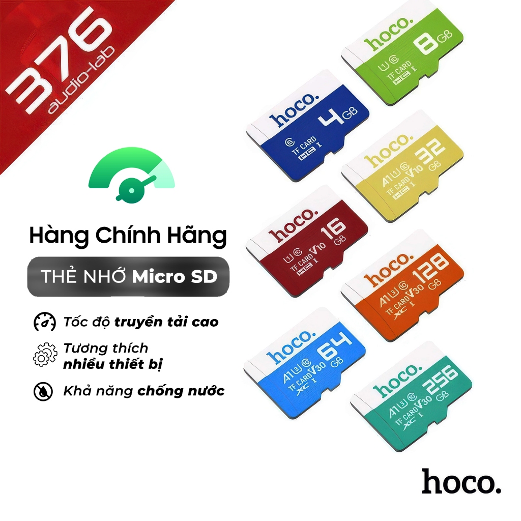 [CHÍNH HÃNG] Thẻ nhớ HOCO TF tốc độ cao Micro-SD - 4GB, 8GB, 16GB, 32GB, 64GB, 128GB | Shopee ...