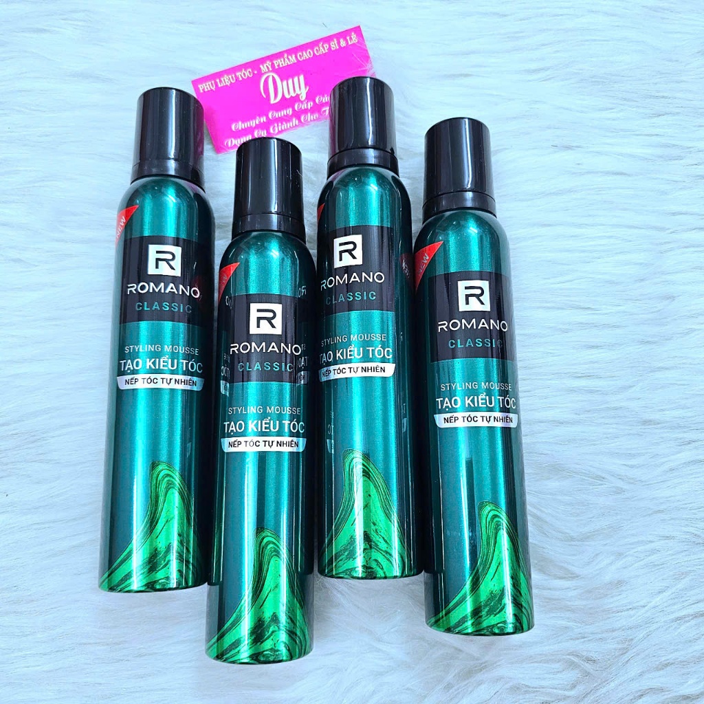 Mouse bọt tạo kiểu tóc Romano Classic 175g | Shopee Việt Nam