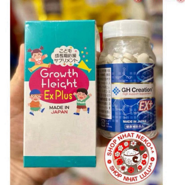 Viên Uống Hỗ Trợ Tăng Chiều Cao Growth Height Ex Plus Nhật Bản Chính ...