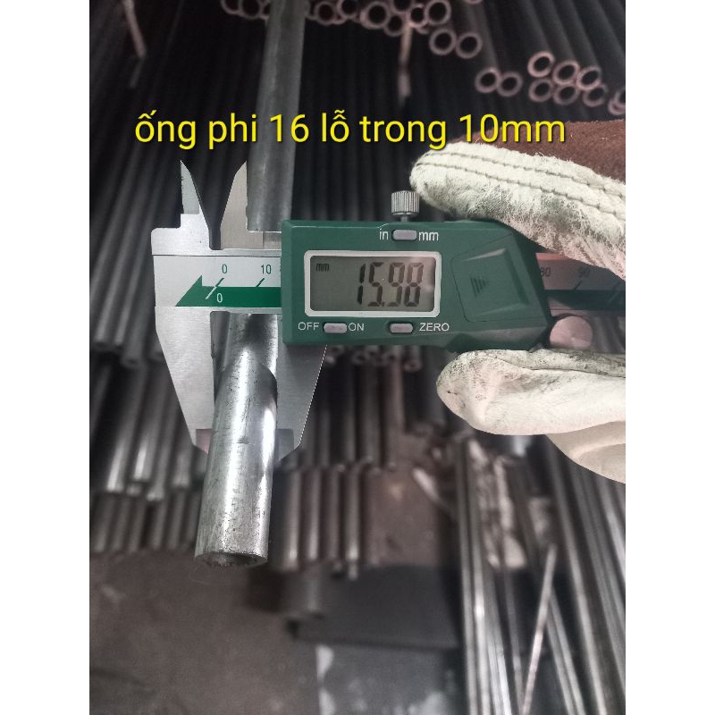 ống thép tròn phi ngoài 16mm lỗ trong 10mm.độ dày 3mm hàng chuẩn #ốngthep #sắtthép #phi16 ...
