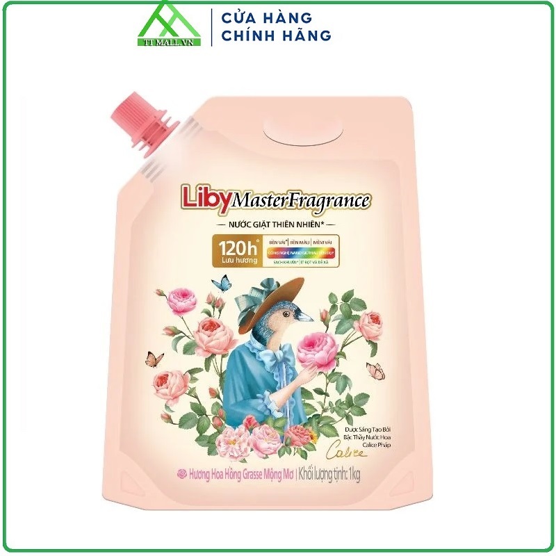 Nước giặt Liby Masterfragrance hương hoa grasse thiên nhiên túi 1Kg | Shopee Việt Nam