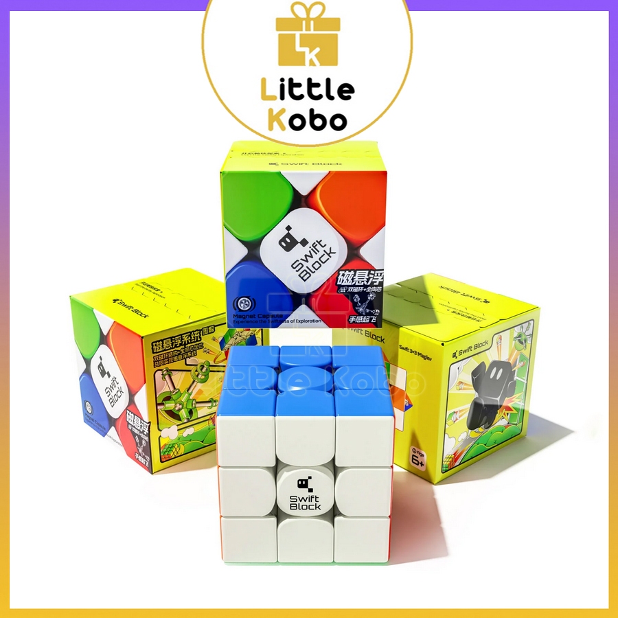 [Maglev] Rubik Gan Swift Block 355S 3x3 Maglev Rubic Gan Cube Nam Châm Khoan Lỗ Đồ Chơi Trí Tuệ ...