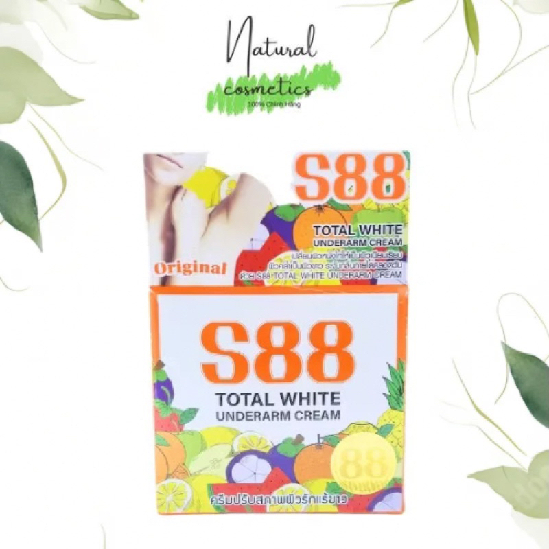 [Auth] Kem giảm thâm nách và khử mùi s88 Total White Underarm Cream Thái Lan 35g | Shopee Việt Nam