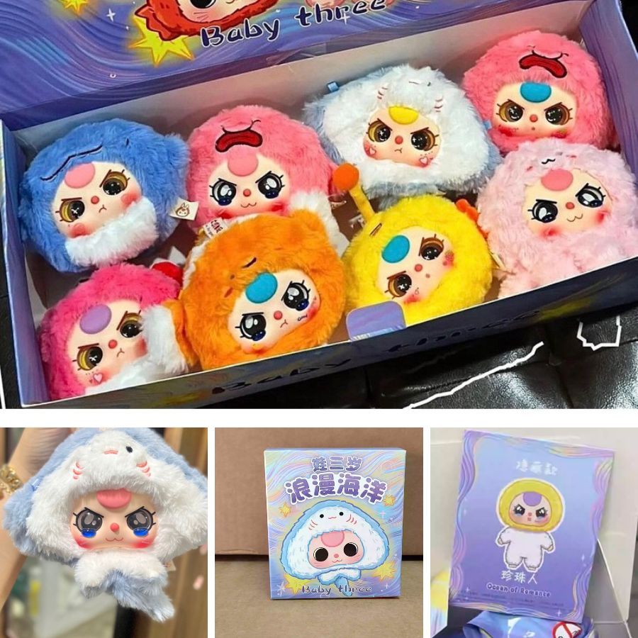 Mô hình Baby three Romantic Ocean - Bé ba Hải Sản- 1 box ngẫu nhiên ...