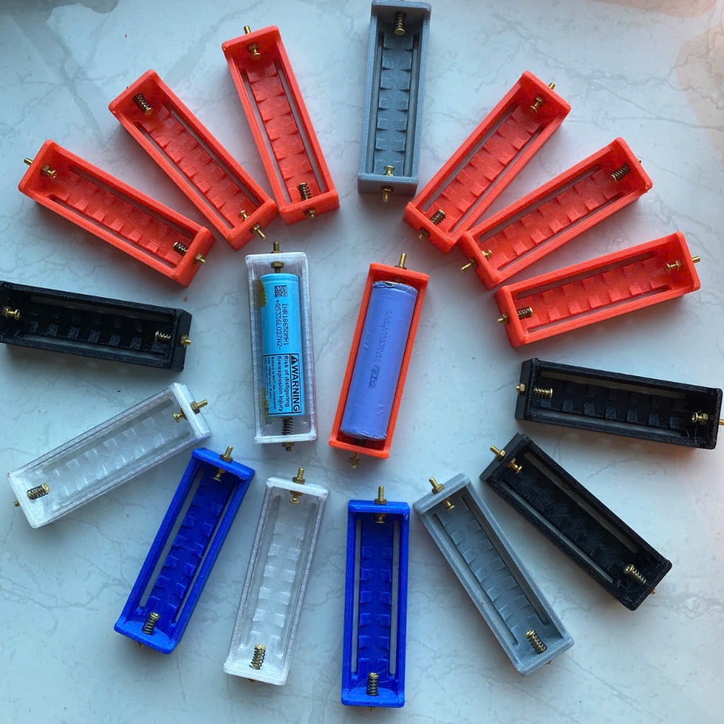 Khay pin 1 cell dùng được cả pin 18650 và 21700 Tốt | Shopee Việt Nam