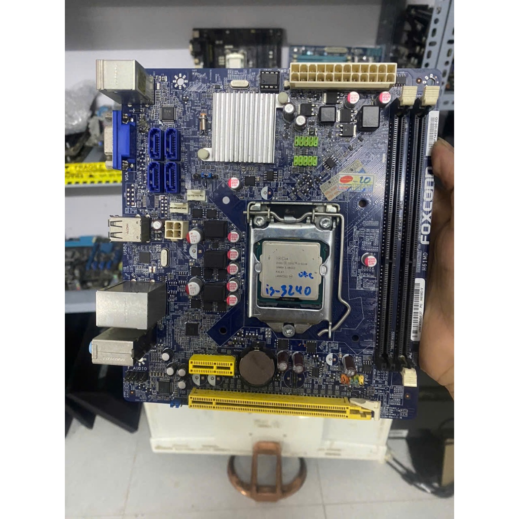 Main Foxconn H61 + chíp i3-3240 | Shopee Việt Nam