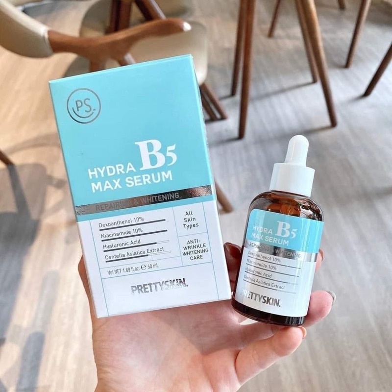 Serum Phục Hồi Dưỡng Trắng Hydra B5 Max Serum Prettyskin | Shopee Việt Nam