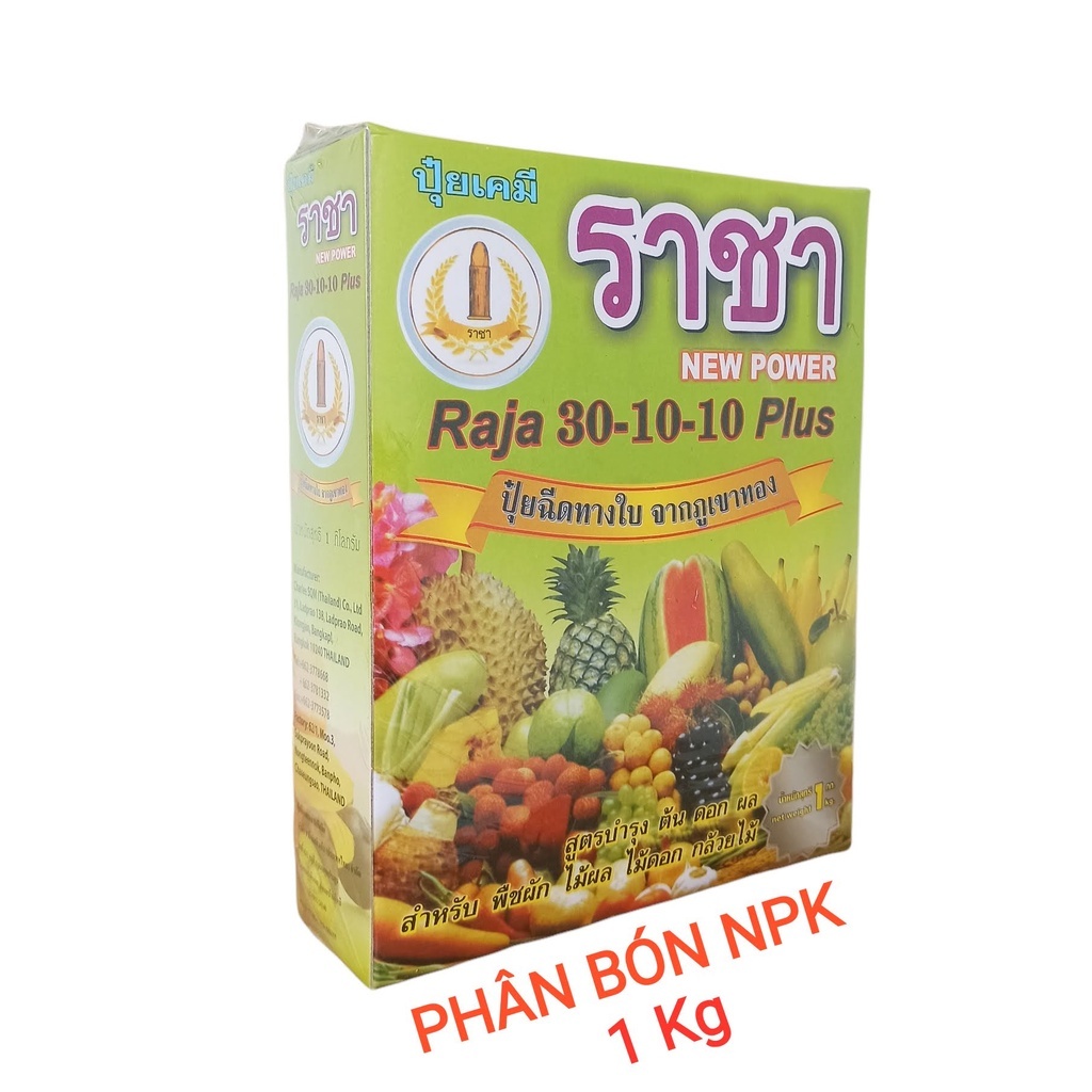 Phân Bón Tăng Sức Sống Cây Con - phân bón npk Raja 30-10-10 Plus Thái ...