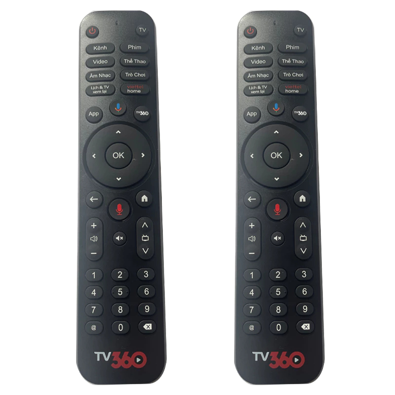 Remote Thay Thế Từ Xa Cho Điều Khiển Box TV Viettel TV360 Có 2 Micro ...