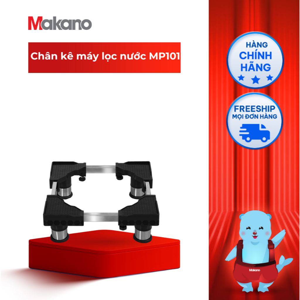 Chân máy lọc nước inox chống rỉ sét Makano MP101 kích thước chiều rộng ...
