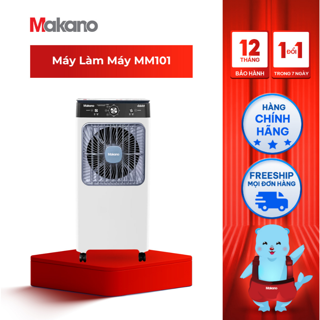 Máy Làm Mát Dân dụng Công Nghệ Diệt Khuẩn Khử Mùi Makano MM101 Tiết ...