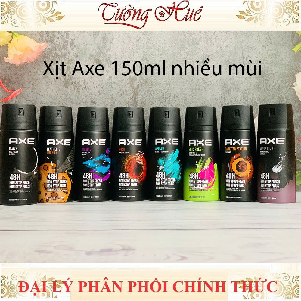 Xịt khử mùi Nam Axe Deodorant & Body Spray - 150ml (Nhiều mùi lựa chọn) | Shopee Việt Nam