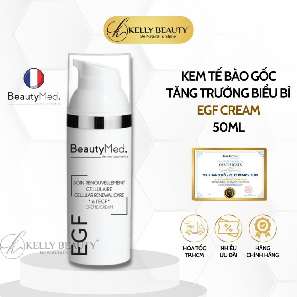 Kem Tế Bào Gốc Tăng Trưởng Biểu Bì BeautyMed EGF Cream | Kelly Beauty | Shopee Việt Nam
