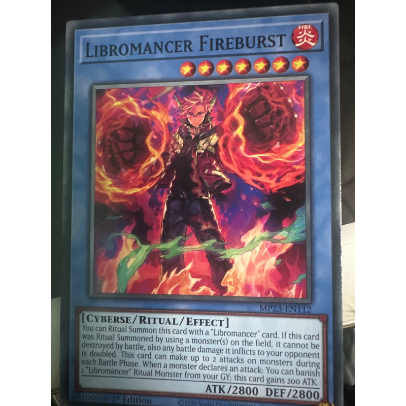 bài yugioh: libromancer fireburst | Shopee Việt Nam