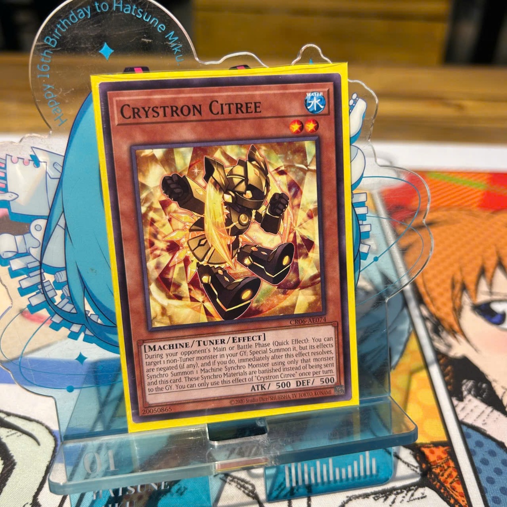 [ Bài Yugioh Chính Hãng ] CR06-AE074 Crystron Citree - Common | Shopee ...