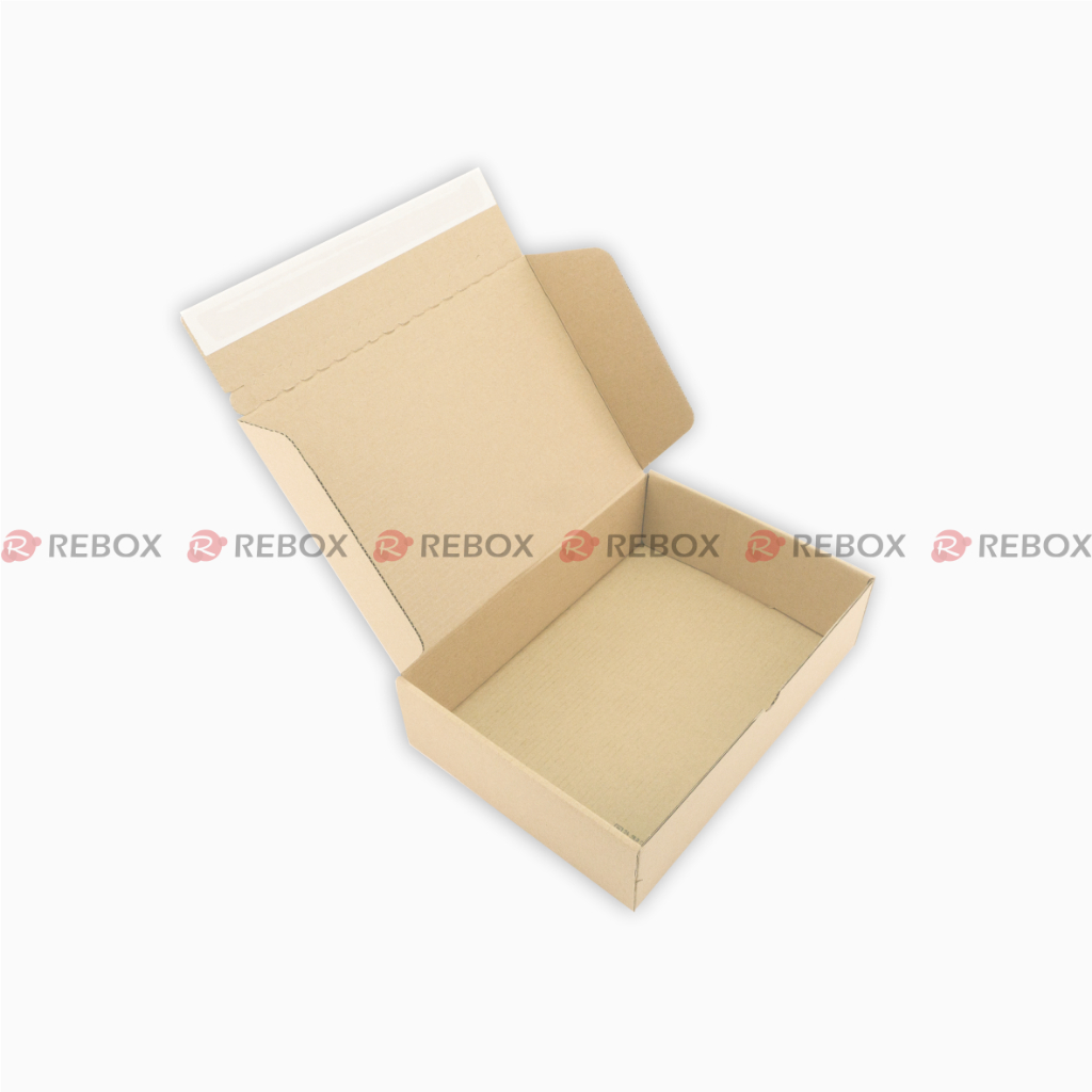 Hộp nắp gài 23x16x10 có gập hông - Combo 20 hộp carton tự bóc dính siêu ...