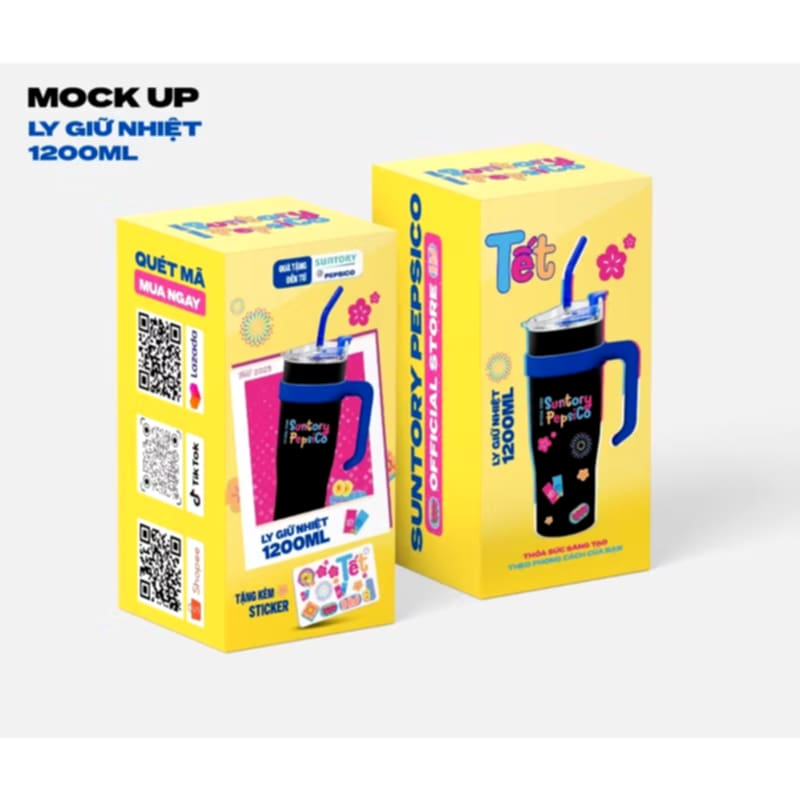 Ly giữ nhiệt Pepsi 1200ml - Tất Cả Hàng Khuyến Mãi Pepsi | Shopee Việt Nam