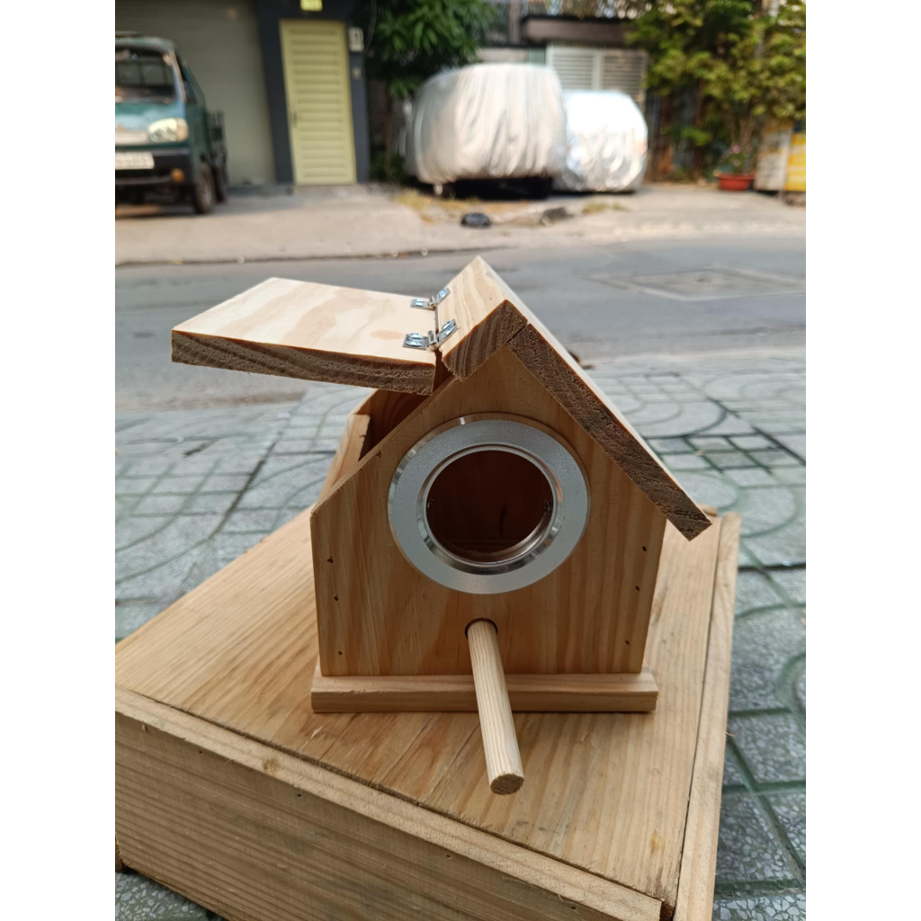 1 TỔ MÁI NHÀ (16x15x20) dùng cho các dòng chim nhỏ, yến phụng, lb ...