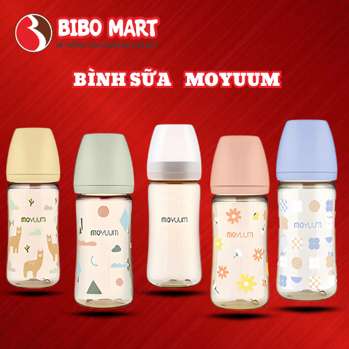 Bình sữa moyuum korea vẹn nguyên các phiên bản, được chọn núm - Bình ...