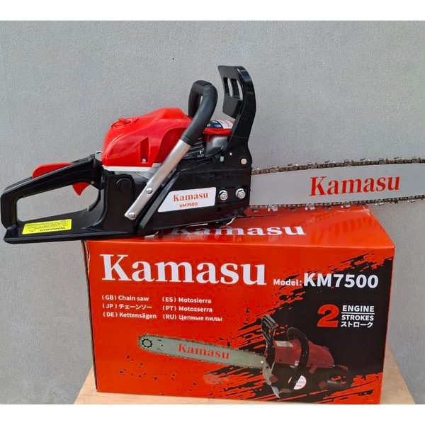 Máy cưa xích chạy xăng 2 thì | KAMASTSU-KM75 |Hàng Chính Hãng Sản xuất theo công nghệ Nhật Bản ...