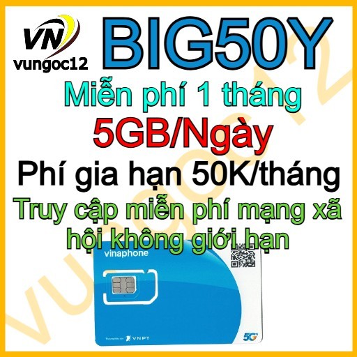 SIM 4G VINA D159V SODA125 BIG50Y D89Y 3GB NGÀY GỌI NGOẠI MẠNG 50P NỘI MẠNG 1500P | Shopee Việt Nam