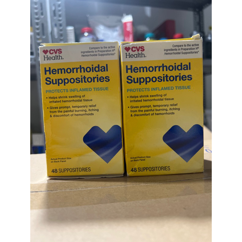 Viên đặt trĩ Hemorrhoidal suppositories CVS của Mỹ | Shopee Việt Nam