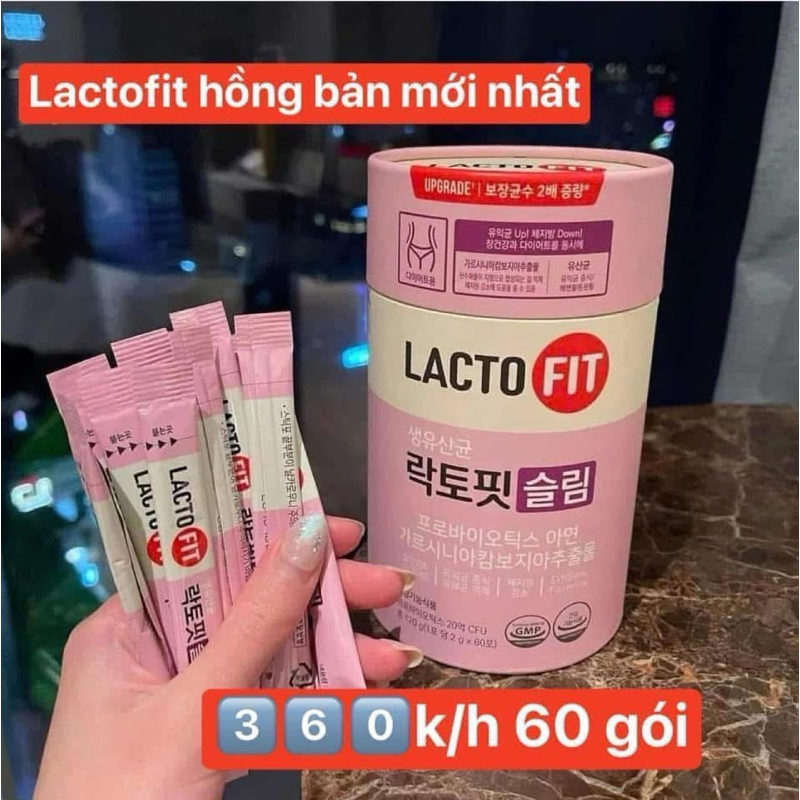 Men vi sinh LACTOFIT hồng (60 gói) | Shopee Việt Nam