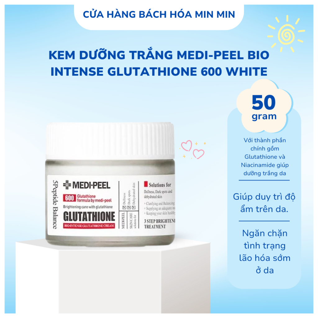 Kem Dưỡng Trắng MEDI-PEEL Glutathione 600 White Cream Medi Peel 50g ...