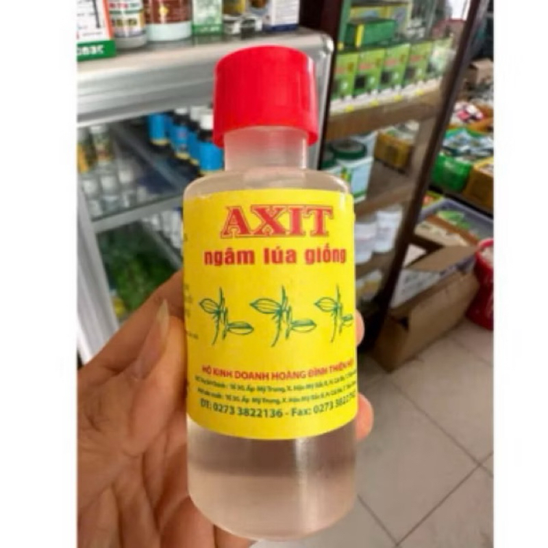 AXIT NGÂM LÚA GIỐNG chai 100ml giúp cho lúa ngắn ngày mới thu hoạch nảy ...