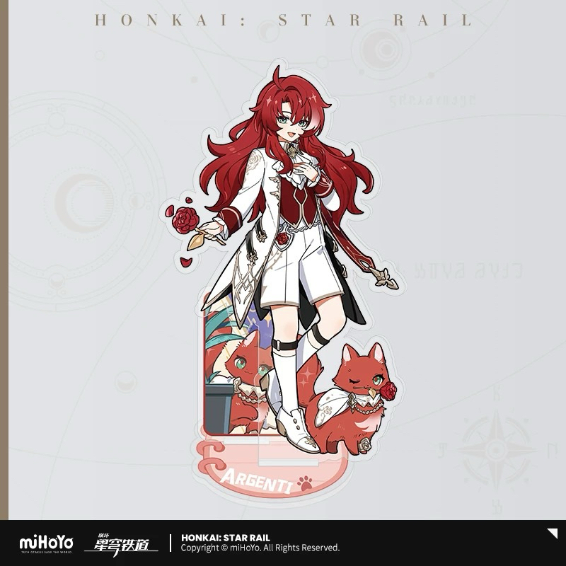 [Honkai Star Rail] Mô hình standee mèo bé trai nhân vật Argenti HSR ...